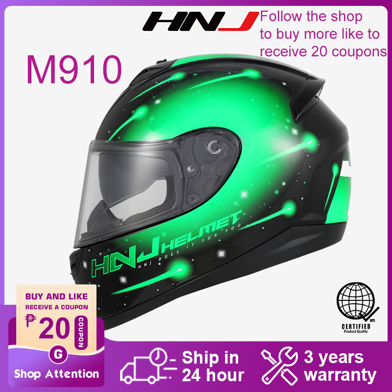 HNJ M910 Men's Full Face Motorcycle Helmet Modular Helmet Full Face ...