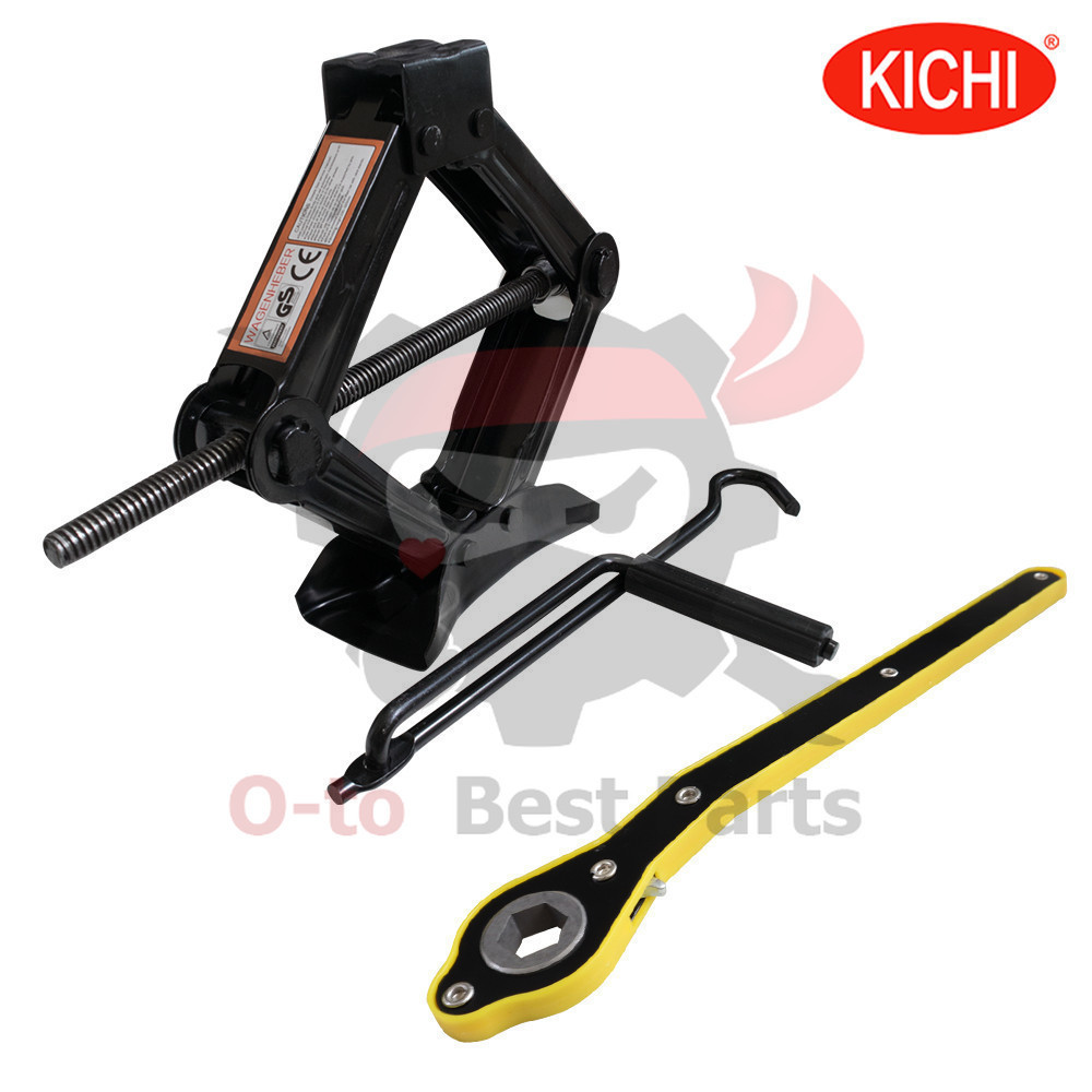 0.8T / 1.0T/ 1.5T / 2.0T / 2.5T SCISSOR JACK WITH HEXAGON TYPE WRENCH KICHI O-TO BEST PARTS (SET ...