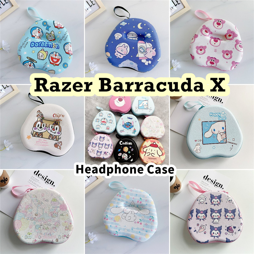 For Razer Barracuda X Headphone Case Cute Cartoon Earpads Storage Bag ...