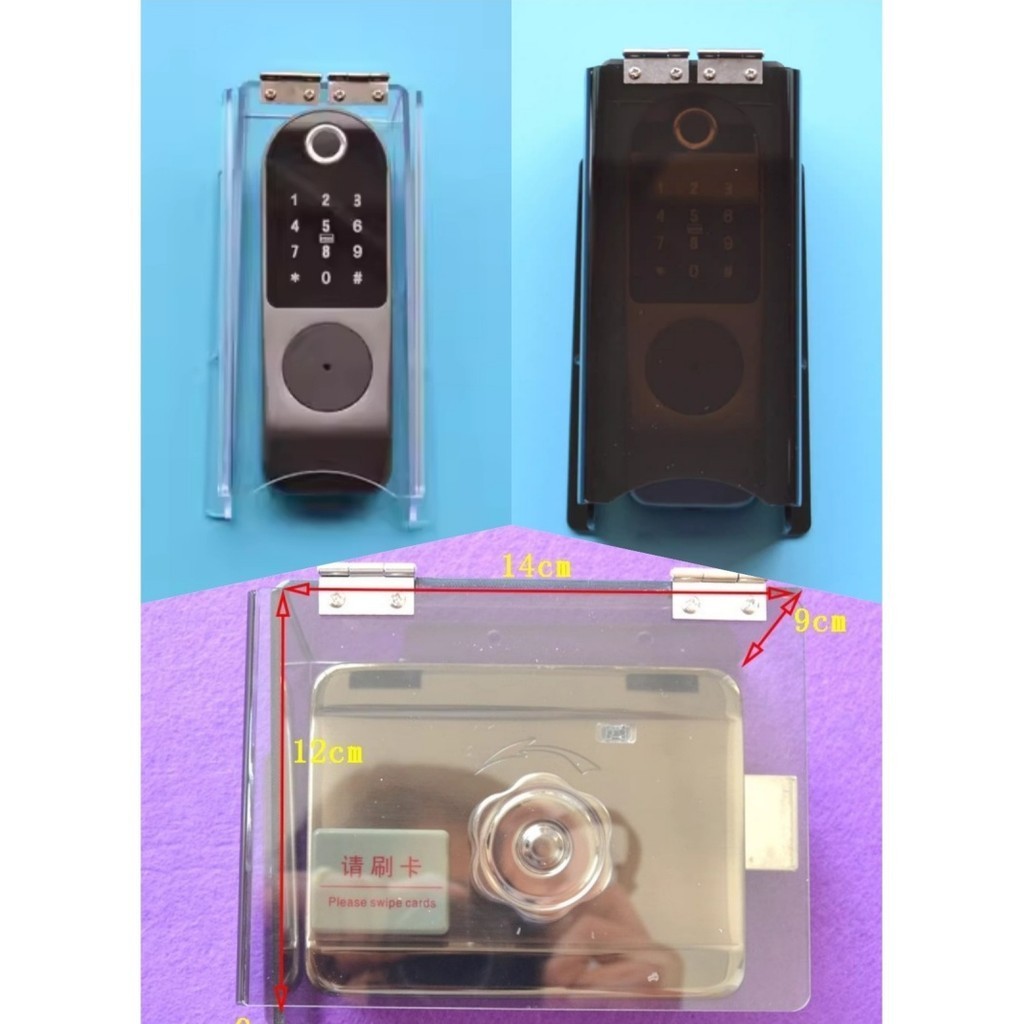 ♀﹍Card Lock Waterproof Cover Electric Control Lock Remote-Control Lock ...