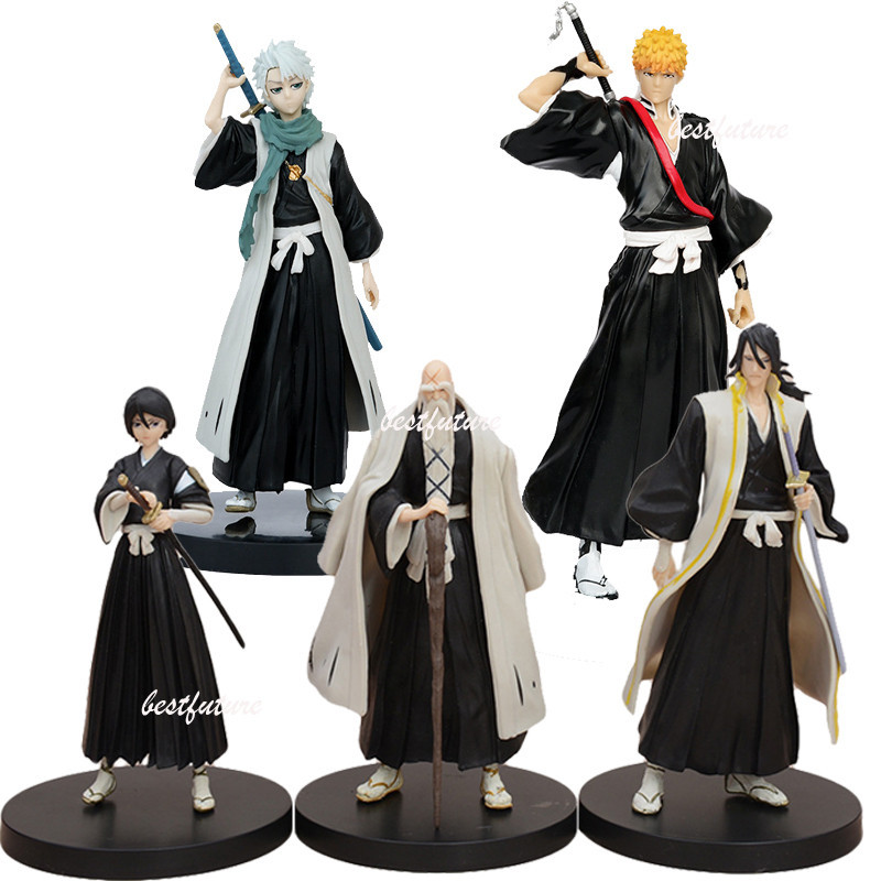 BLEACH Action Figure Kurosaki Ichigo Kuchiki Rukia Hitsugaya Toushirou ...