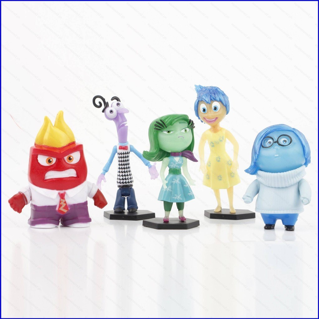 SQK 5pcs Inside Out 2 Action Figure Joy Sadness Anger Disgust Fear ...