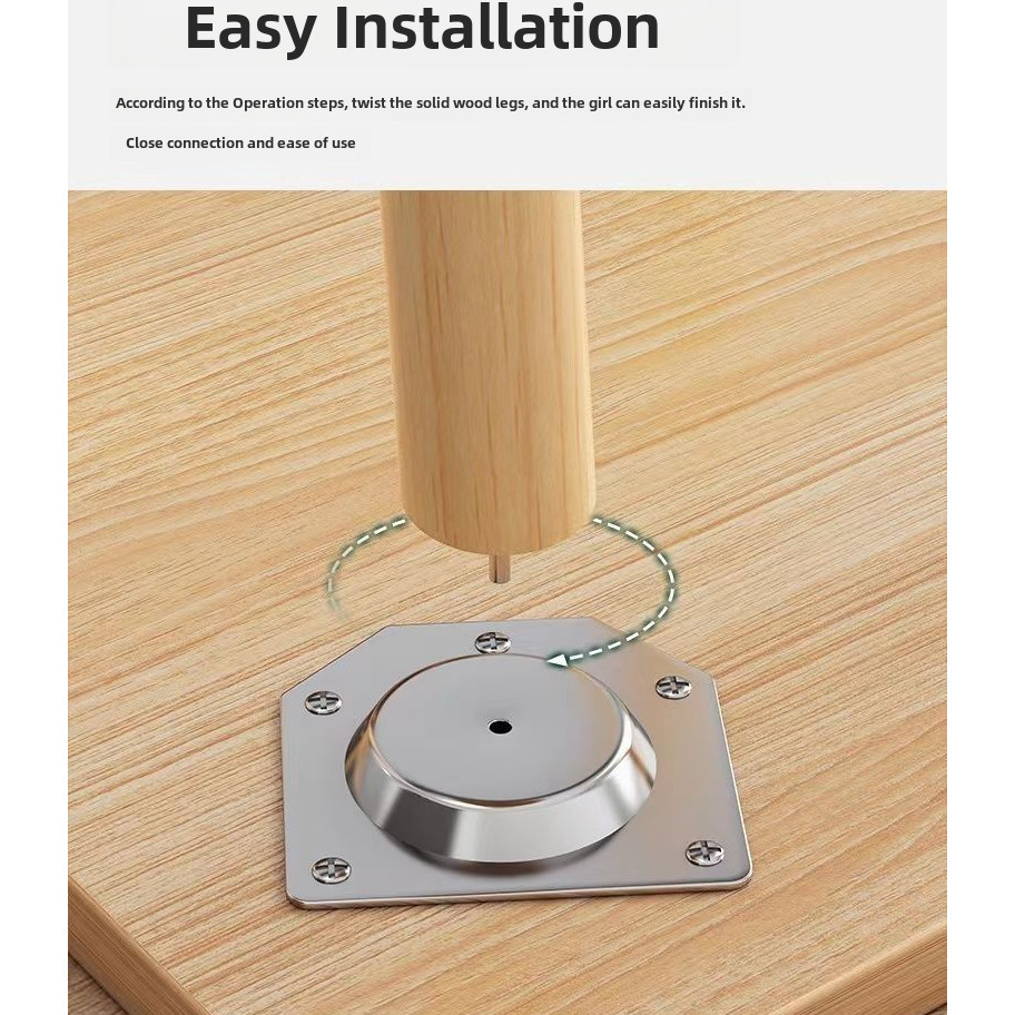 Furniture accessories Hexagonal iron sheet table leg connecting piece ...