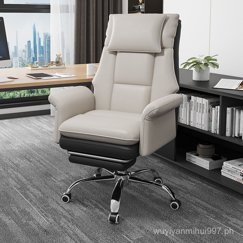 Light Luxury Long-Sitting Comfortable Chair Sofa Backrest Boss Chair ...