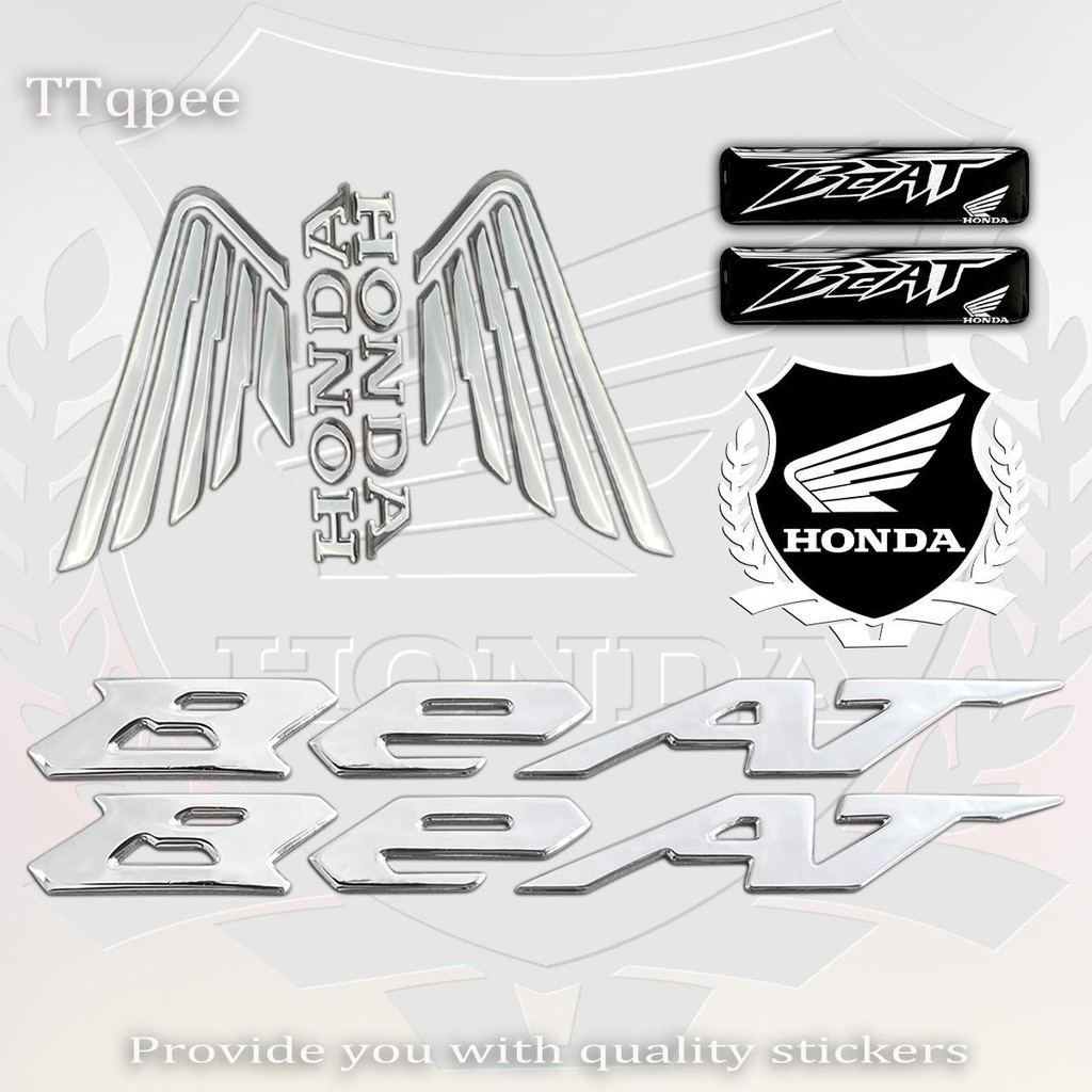 honda beat sticker,waterproof sticker,reflective sticker,BEAT 3D logo ...