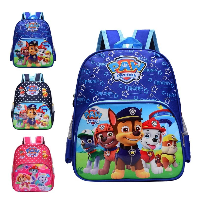 Paw Patrol Cartoon Bag Children backpack Boys Girls pat patrouille ...