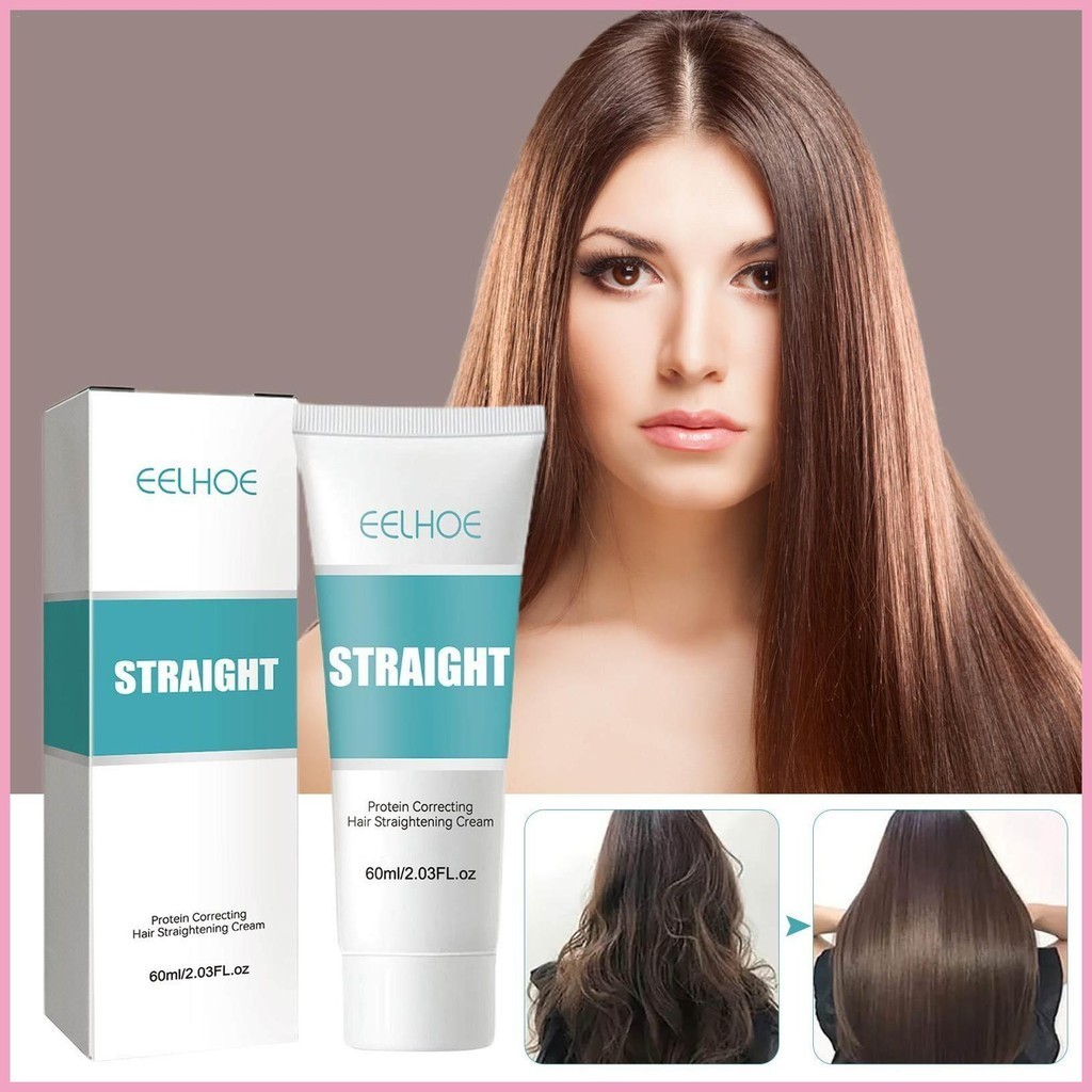 Straight Hair Cream Protein Correcting Nourishing Straightening Cream ...