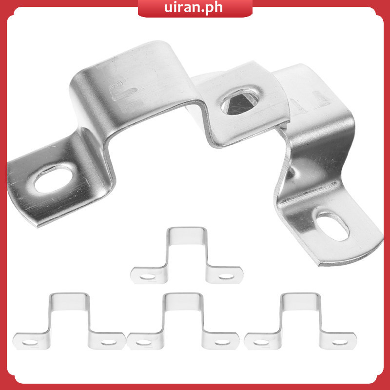 Stainless Steel Pipe Clamp Chi Square Tube Bracket Hoop Strap Clamps ...