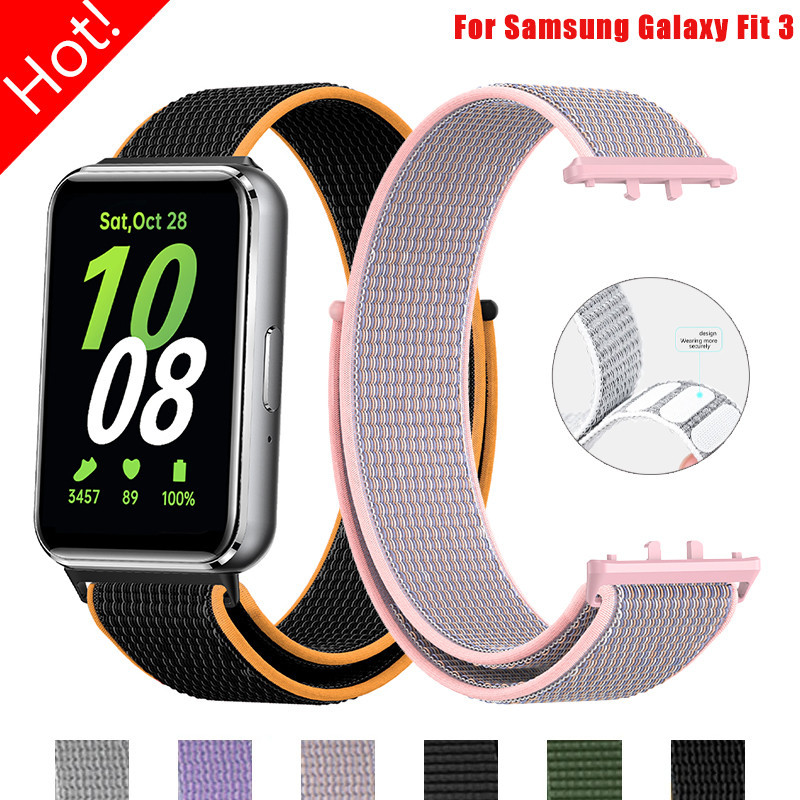 Nylon Strap for Samsung Galaxy Fit 3 Band Nylon Bracelet Correa ...