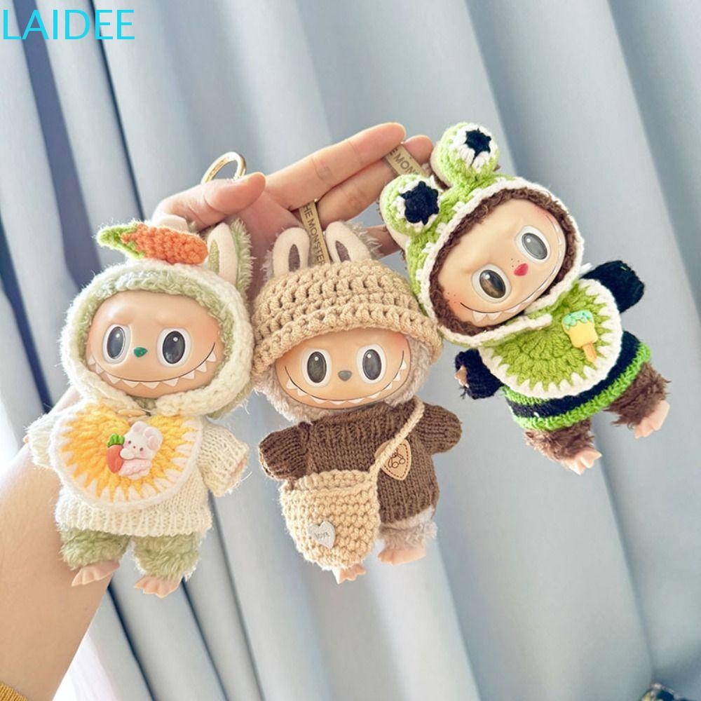 LAIDEE 1 set Sitting Party Labubu Doll Clothes, Coffee sweater Dress ...