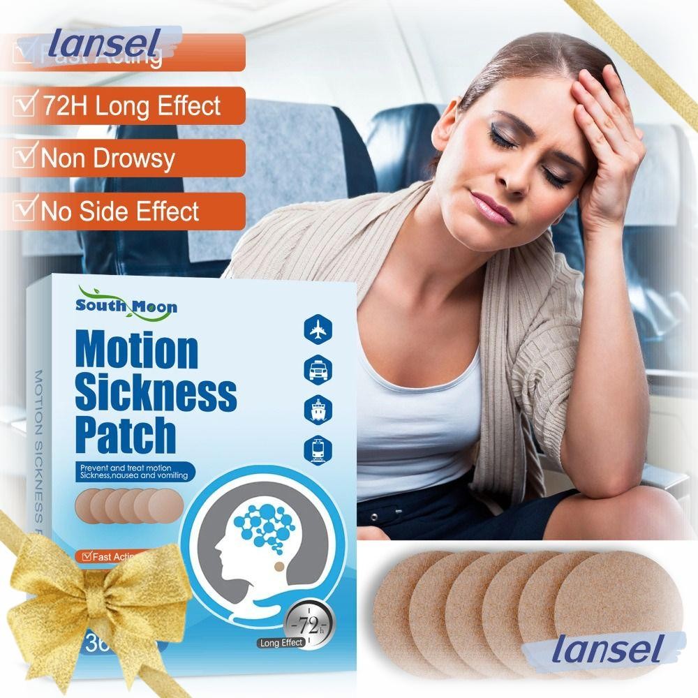 LANSEL 36 PCS Motion Sickness Patches, Dizziness Vomiting Carsickness Stickers, Effective ...