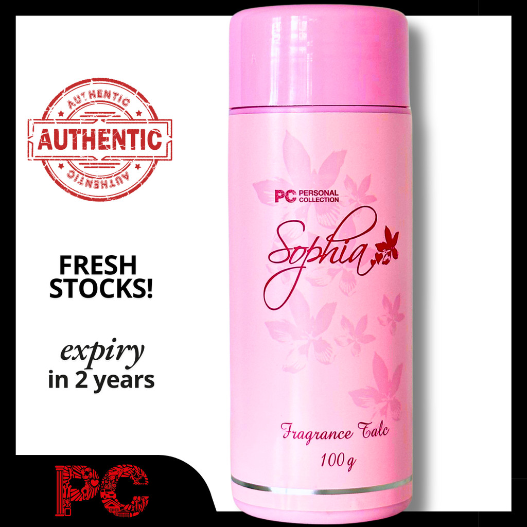 Sophia Fragrance Talc Powder 100g by PC Personal Collection | Shopee ...