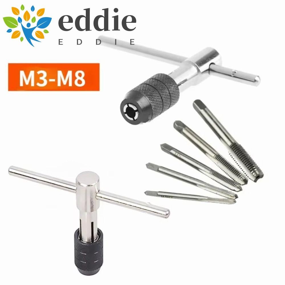 26EDIE 6 PCS Wrench Drill Set, T-type 3mm To 6mm Hand Tapping Tools ...