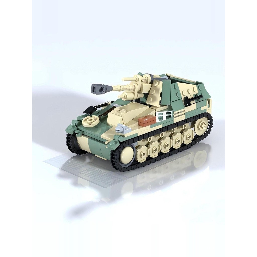 MOC Building Blocks Military German WWII Hornet Self-Propelled Howitzer ...