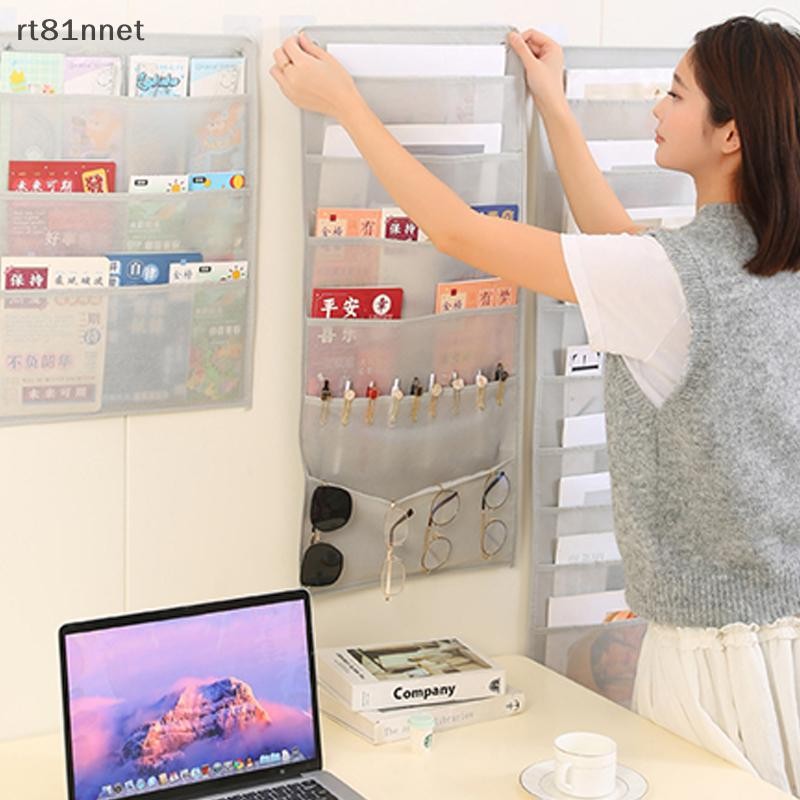 COD RT Document Hanging Storage Bag Oxford Cloth Storage Pocket Chart ...