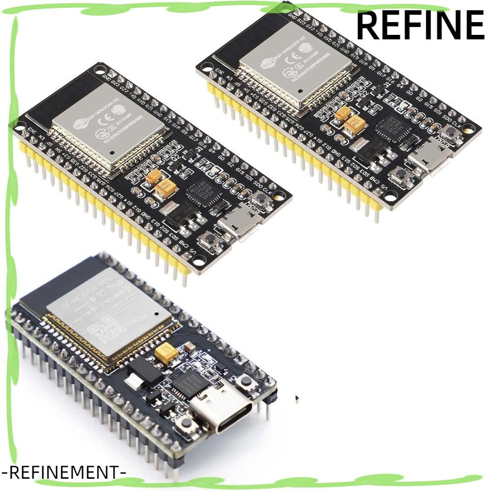 REFINEMENT ESP32 ESP-32S Development Board, ESP-WROOM-32 Dual-Mode WiFi ...
