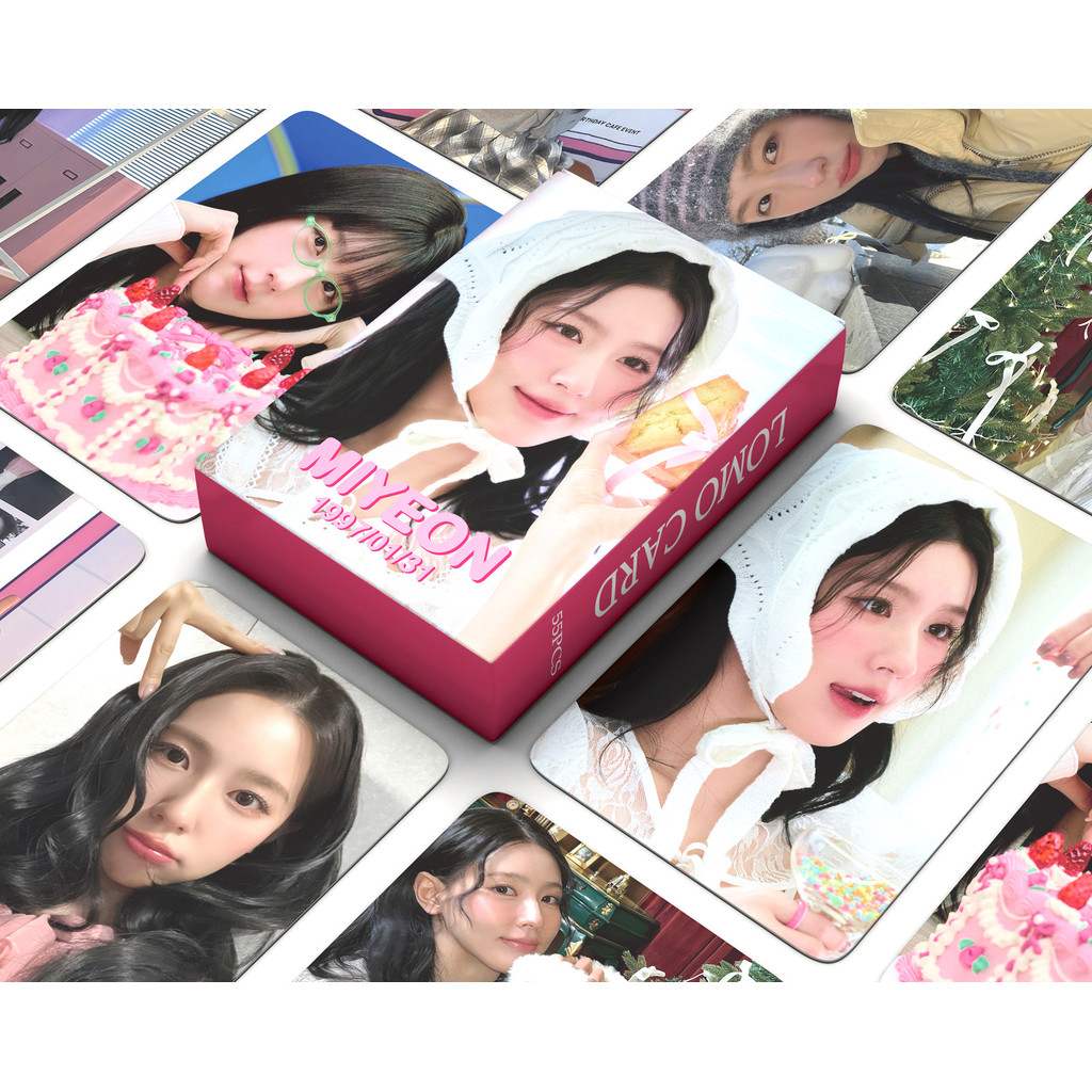 55pcs (G)I-DLE Lomo Cards Klaxon I SWAY 2nd Full Album single Wife ...