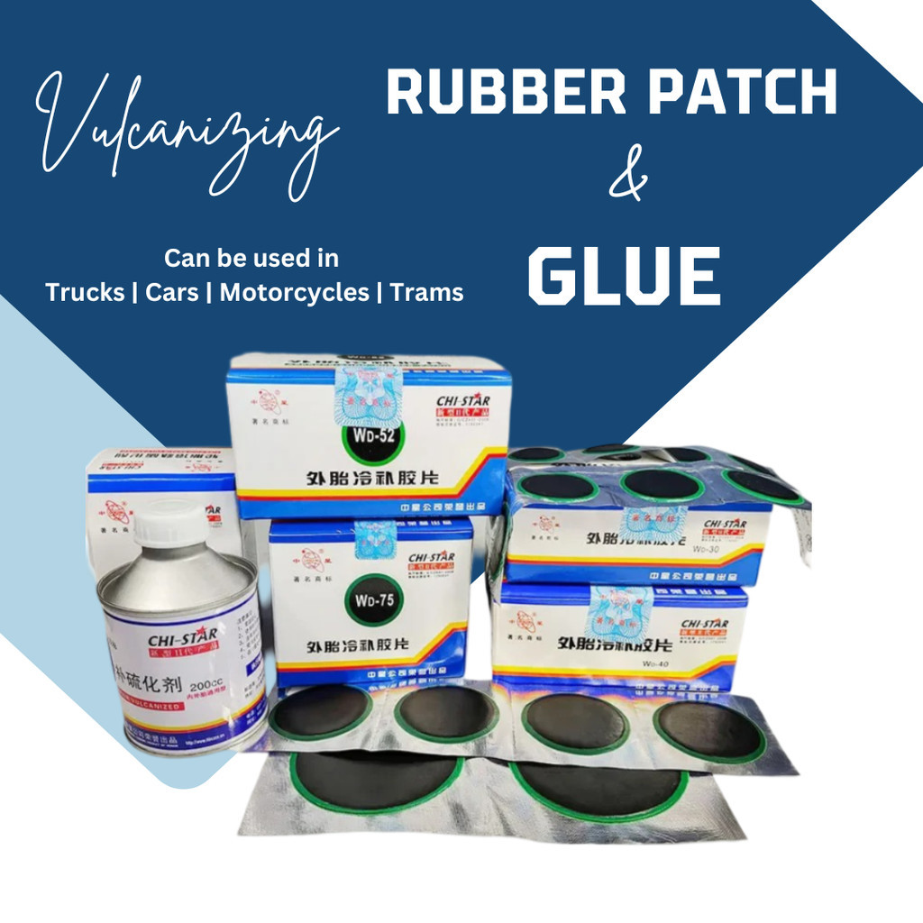 30mm 40mm 52mm Vulcanizing tire patch Car Round Natural Rubber Tire ...