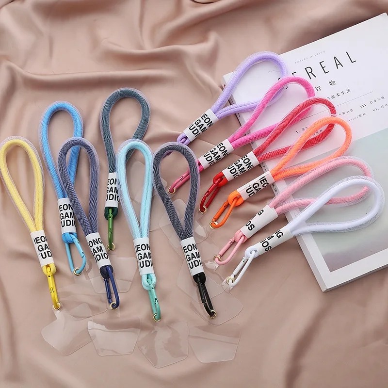 Fashion Lanyard Cell Phone Strap Double Layer Hand Strap Wrist Rope ...