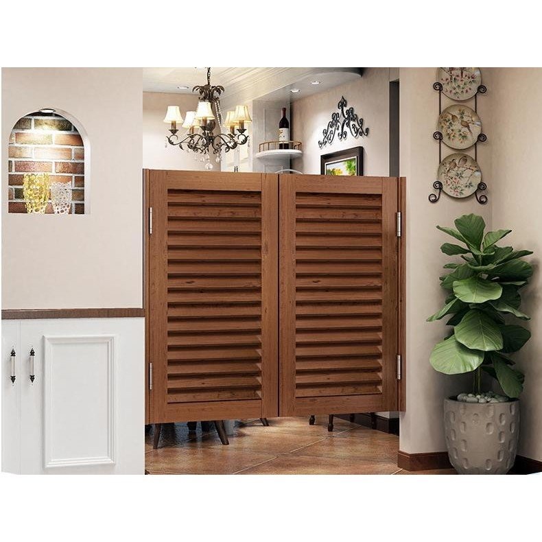 Half Waist Corridor Solid Wood Waist Door Leaf Door Door Louver Fence ...