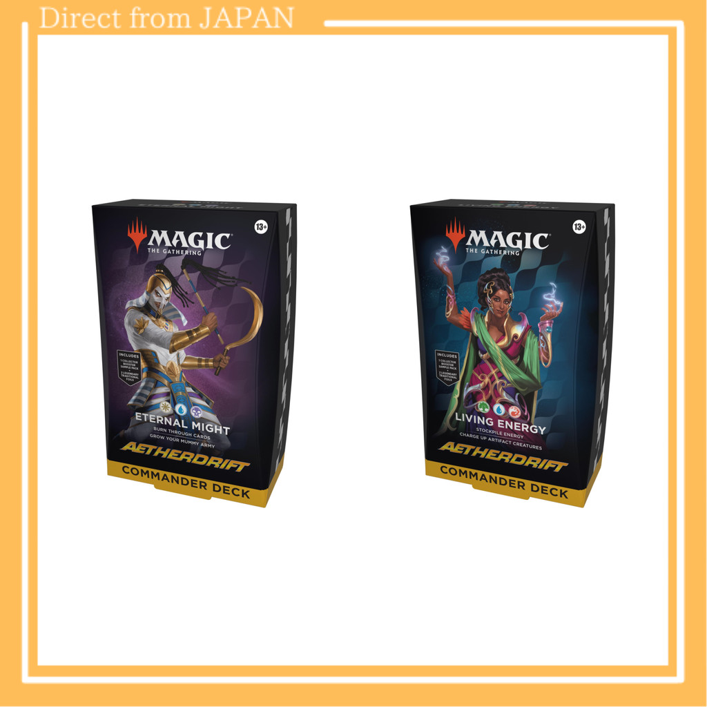 Magic: The Gathering Aether Run Commander Deck English Version "Eternal Power" MTG Trading Card ...