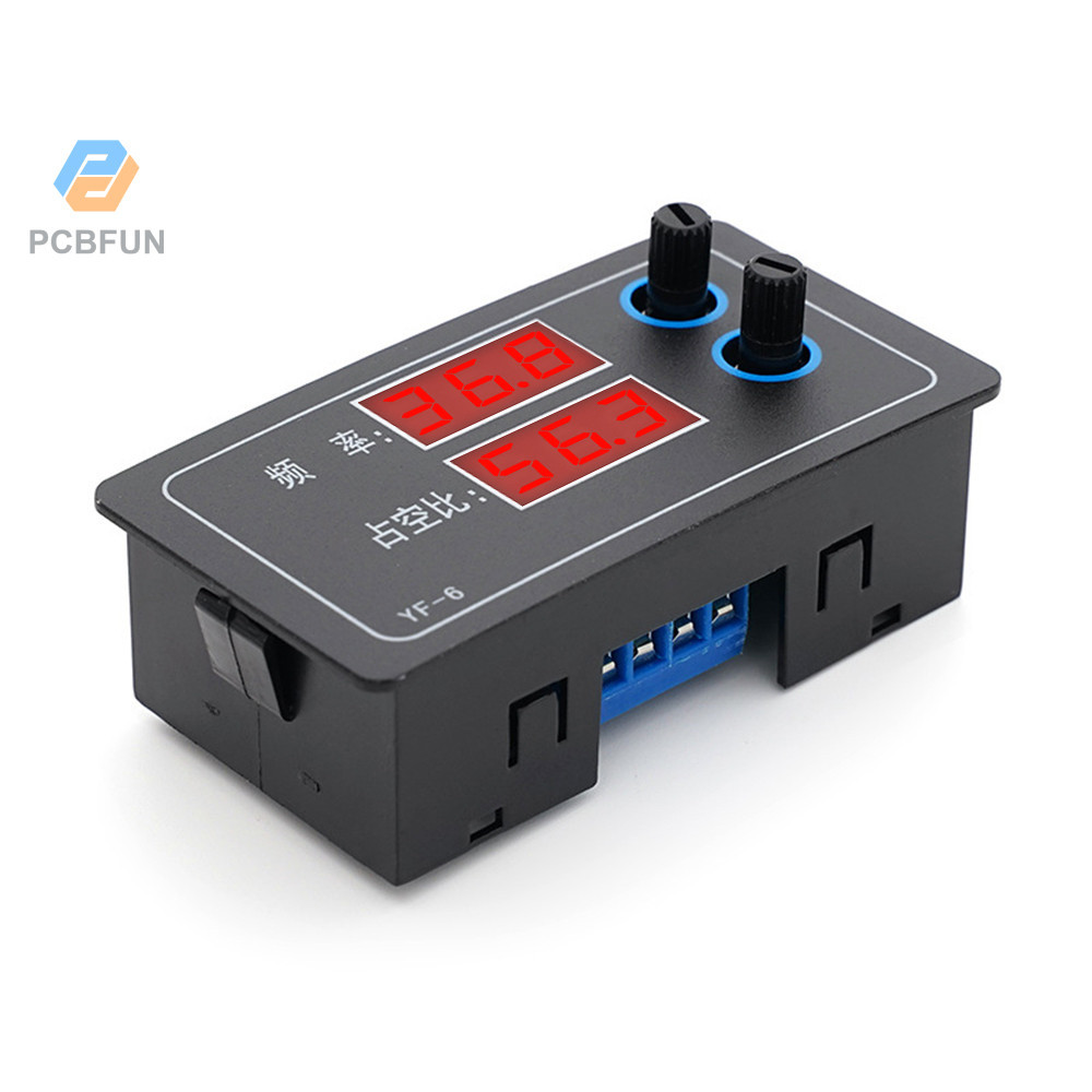 Pcbfun YF-6 PWM Square Wave Rectangular Wave Signal Generator Driver Module Pulse Frequency Duty ...