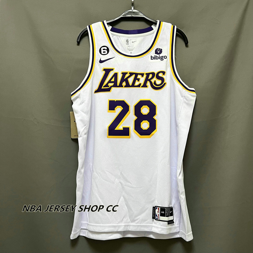 Men's New Original NBA Los Angeles Lakers #28 Rui Hachimura White ...