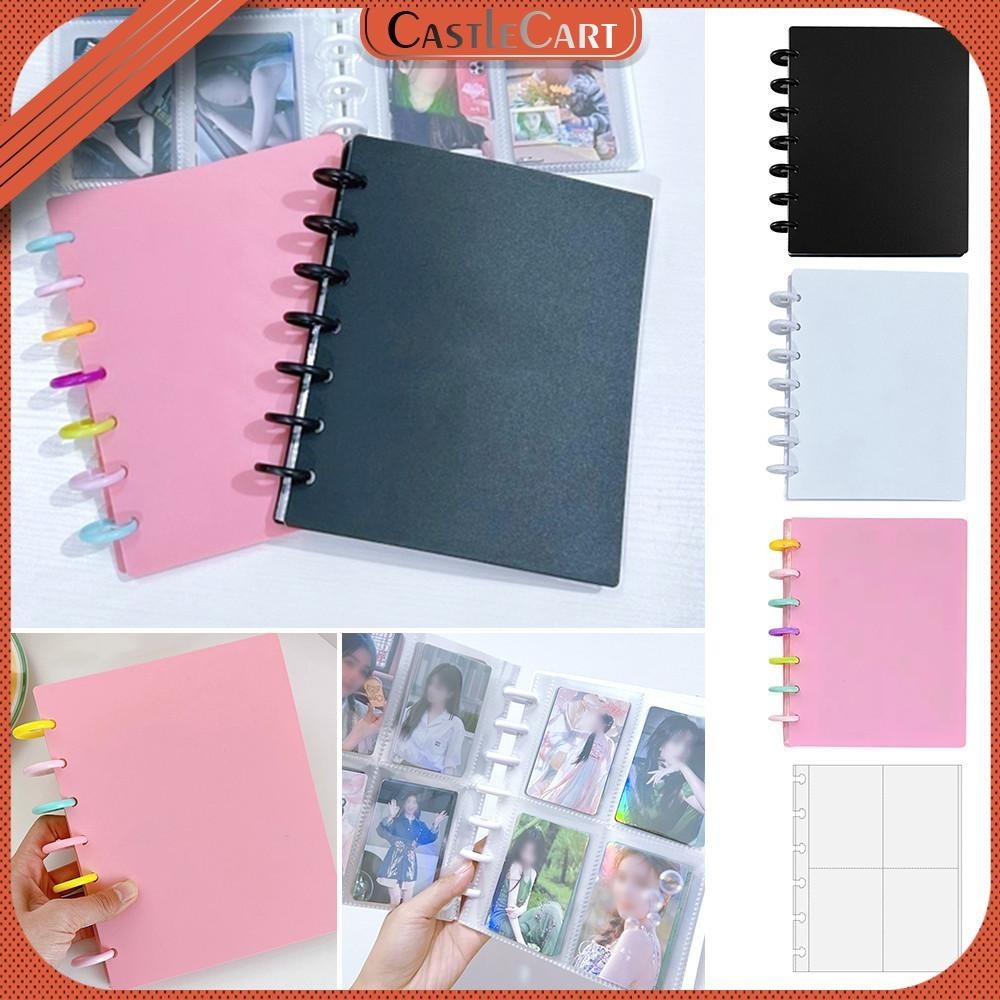 A5 7 Ring Binder Organizer Storage Folder Loose Leaf Pouch Idol Photo ...
