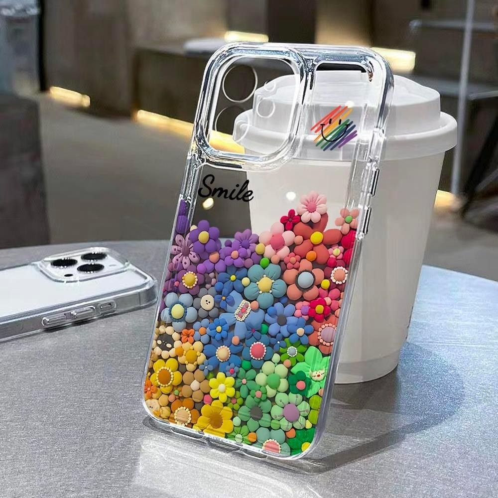 Rainbow flower phone case ay angkop para sa Vivo Y11 Y02 Y21 Y22/Y22s ...