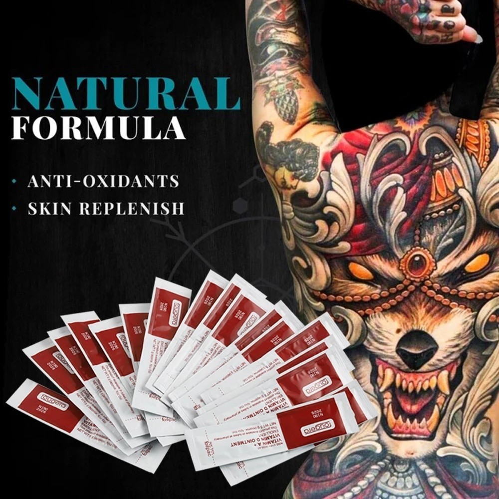Fougera Tattoo Aftercare Cream Vitamin Ointment A&D Tattoo Repairing ...
