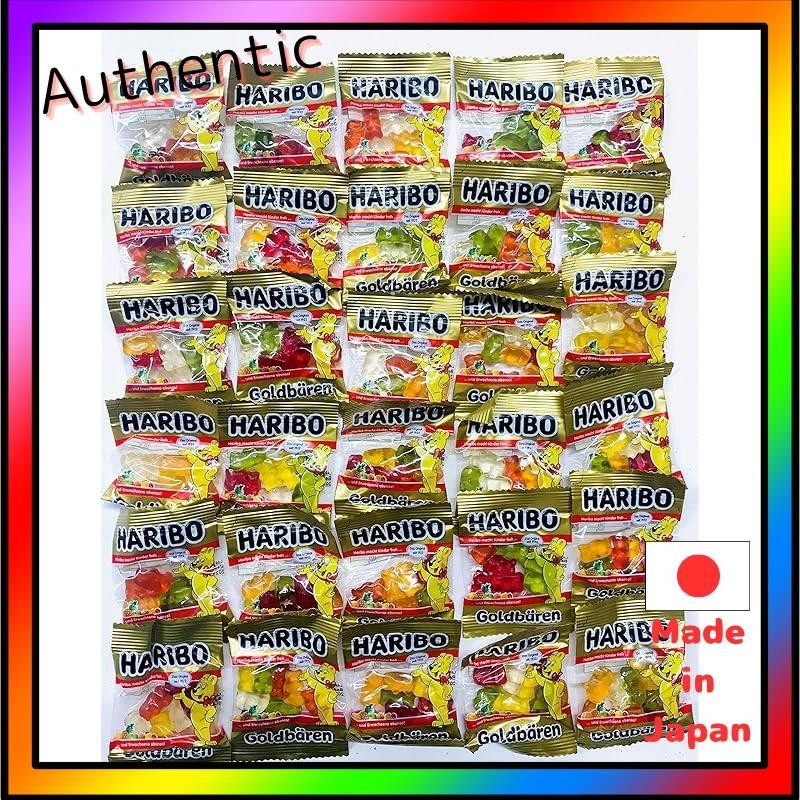 HARIBO Haribo Gummies Mini Gold Bears 10g x 30 small buckets | Shopee ...