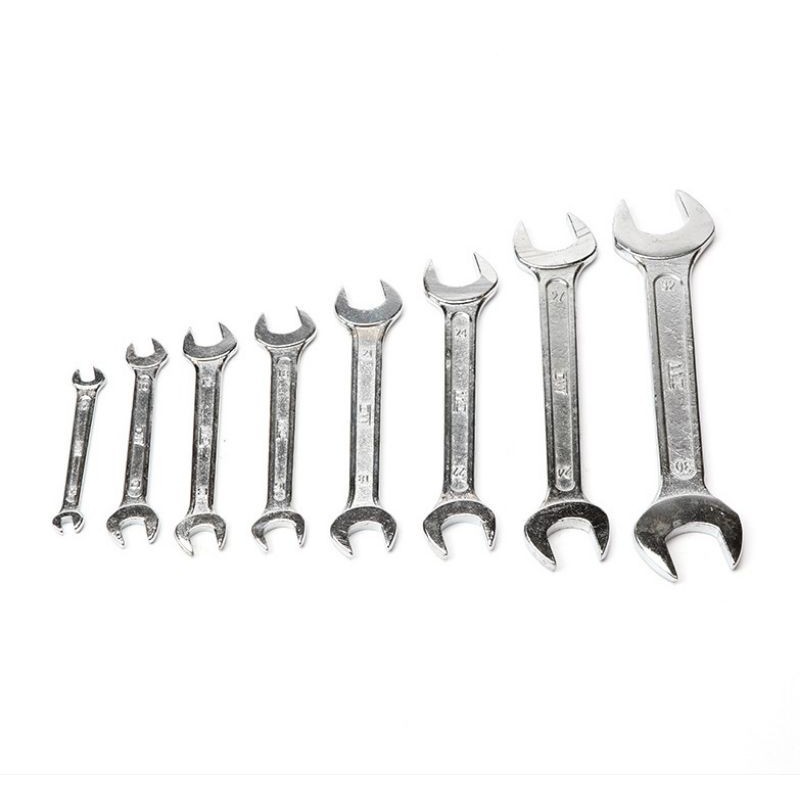 sakura Chrome Plated Double Ended Open Wrench Double Ended Combination ...