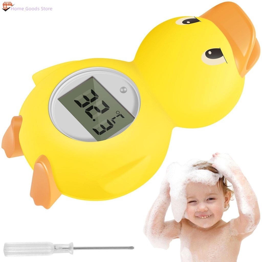Duck Baby Bath Thermometer Bathtub Thermometer with Fahrenheit and ...