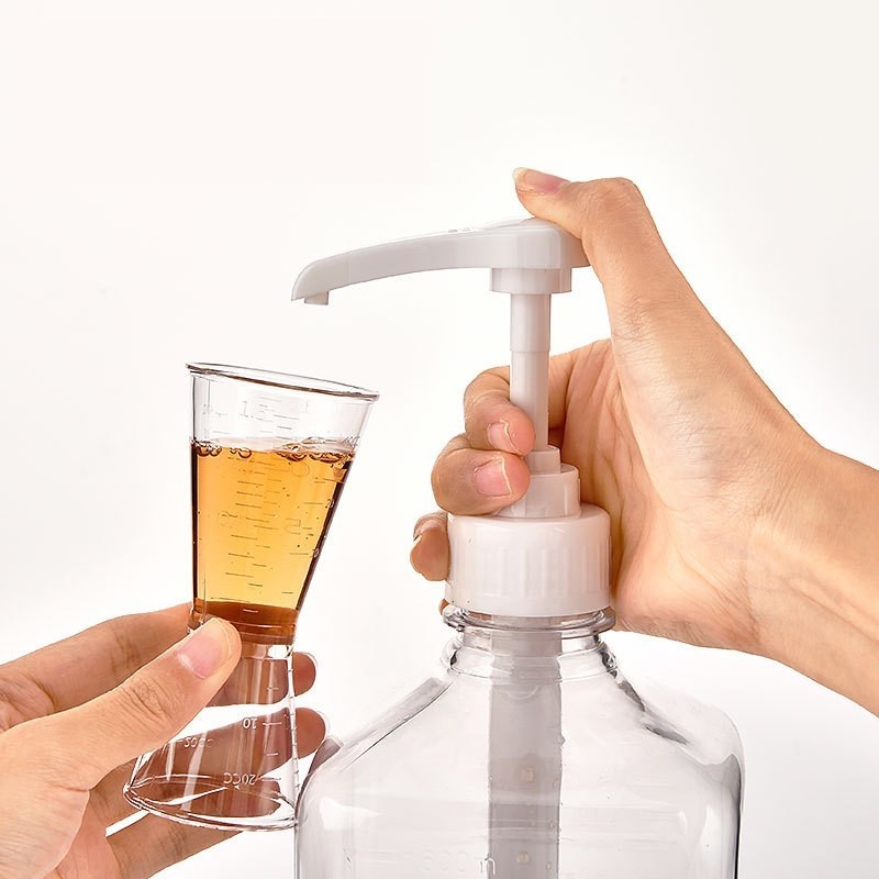 On Hand 10ml Syrup Pump and Silicone Cover Plastic Syrup Quantitative ...