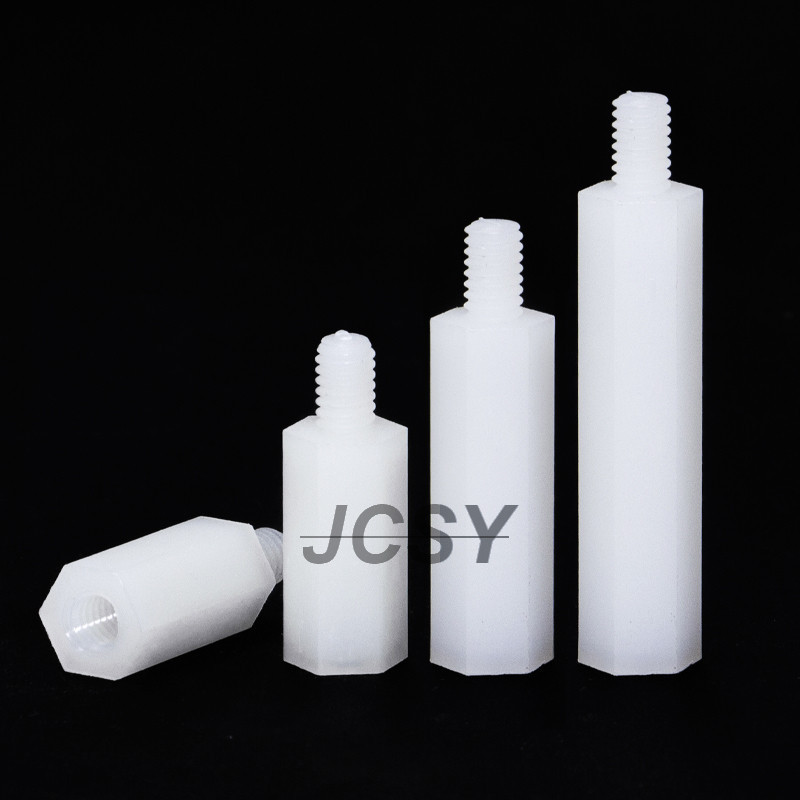 [XJC] Nylon Column Single-Way Hexagonal Isolation Column Plastic Spacer ...