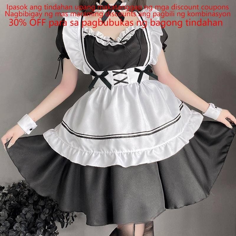 Masayang panloob na may guwang labas na nakakagulo Japanese apron, loli ...