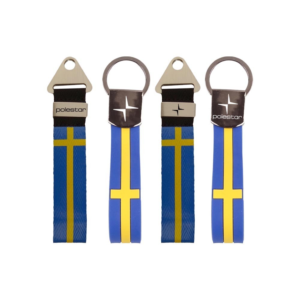 Swedish Flag Keychain Key Ring For Polestar 1 Polestar 2 Polestar 3 ...