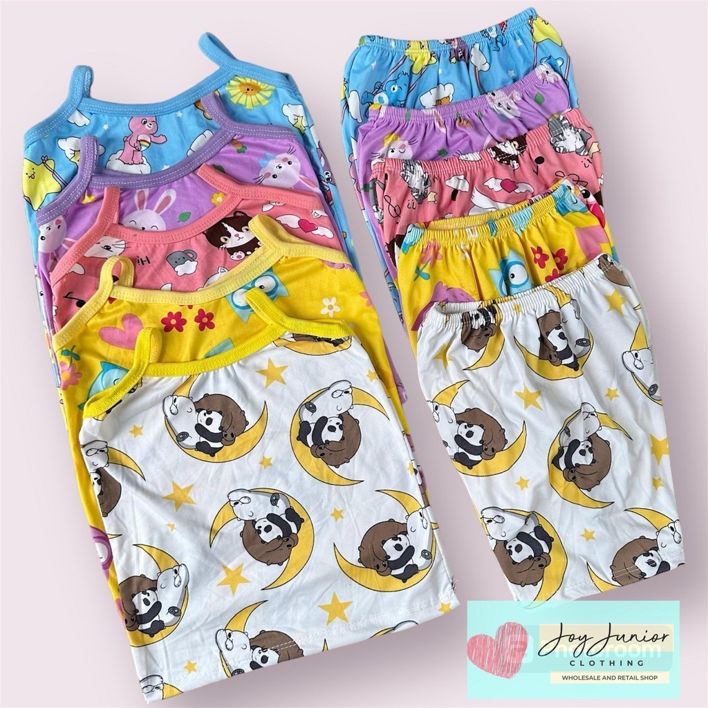 (3/5 PAIRS) BUNDLE SANDO SHORT PAMBAHAY TERNO SETS KIDS | GIRL / BOY ...
