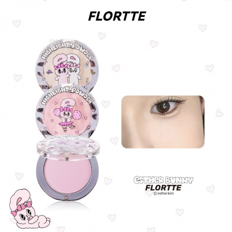FLORTTE Highlight Powder Bunny Co-Branded Single Color Highlight Powder ...