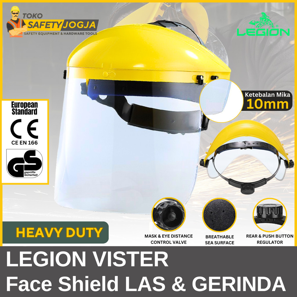 Face Shield Welding Grinder LEGION VISTER Heavy Duty Faceshield Welding ...