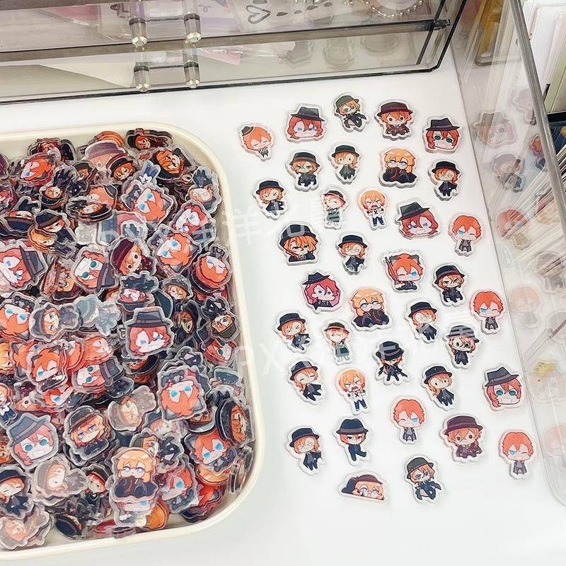 Anime Bungo Stray Dogs DIY Charms Adorable Nakajima Chuuya Acrylic ...