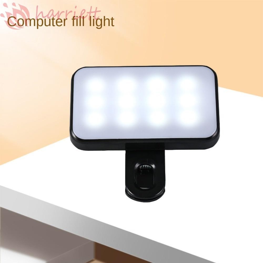 HARRIETT Laptop Video Conference Light, Rechargeable Adjustable ...