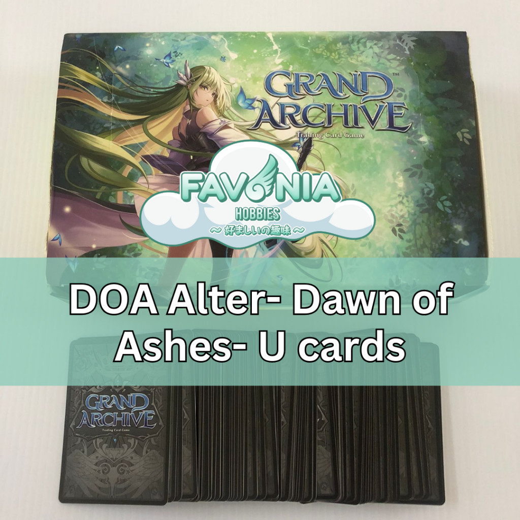 Grand Archive TCG- GATCG- Dawn Of Ashes Alter- U card- DOA U | Shopee ...