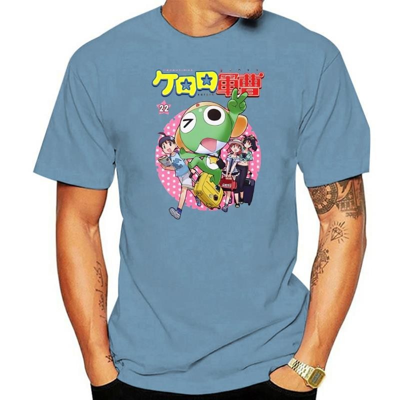 Keroro Gunsou T Shirt Customized Mens Crew Neck White Color Keroro ...