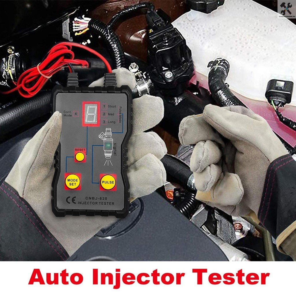 vcthph Auto Fuel Injector Tester 12V 4 Pulse Modes Vehicle Fuel ...