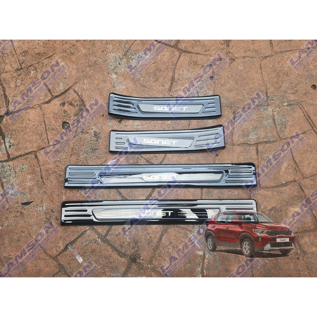 Kia Sonet 2024 - 2025 Side Step Sill Scuff Plates | Shopee Philippines
