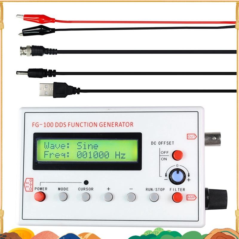 FG-100 DDS Function Signal Generator Frequency Counter 1Hz - 500Khz ...