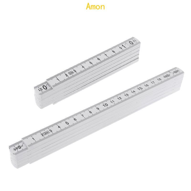 Amon Compact Folding Meter Stick Measuring Stick Plastic 1 2M Length ...