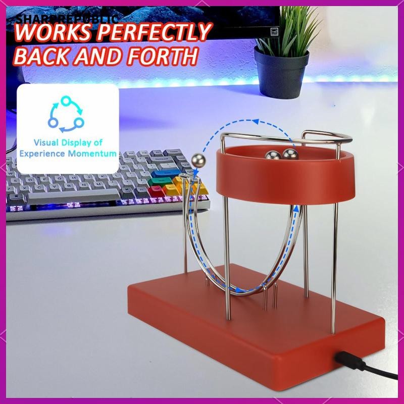 [Sharprepublic] Perpetual Motion Model Toy Sculpture USB Science ...