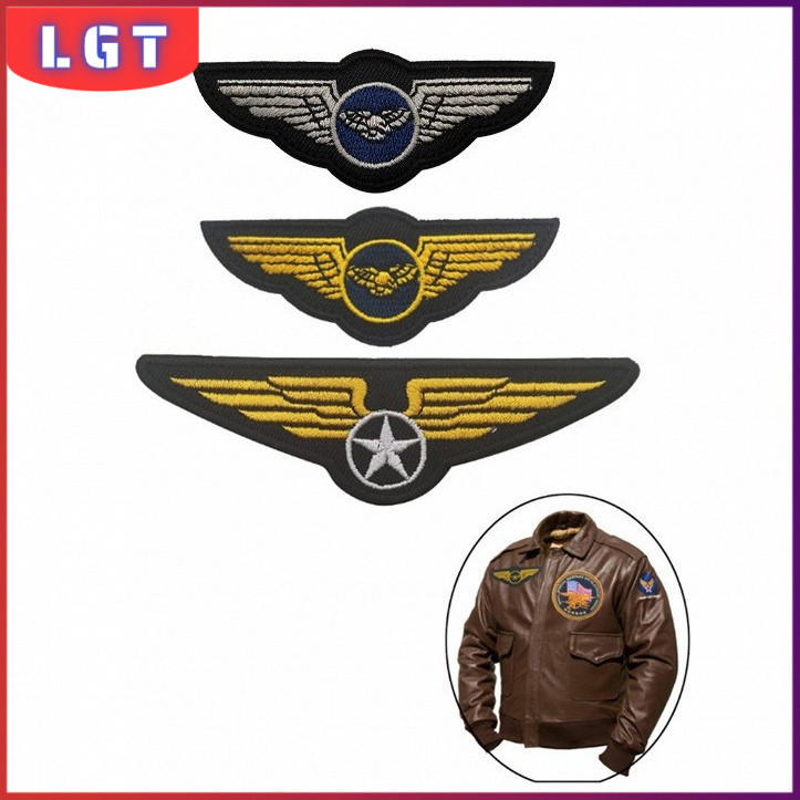 Pilot Aviation Badge Embroidery Armband Velcro Badge Military Fan ...